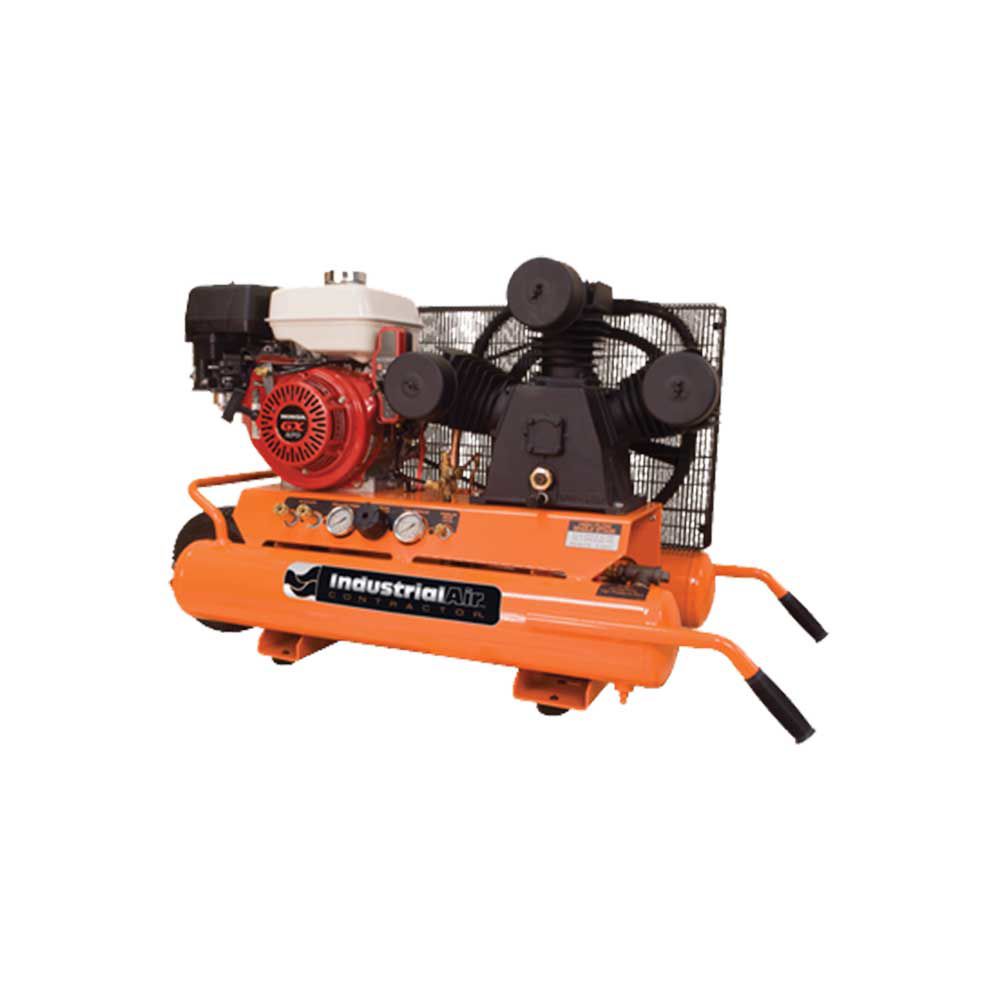 Industrial Air 9-Gallon Air Compressor Wheelbarrow Electric Start ...